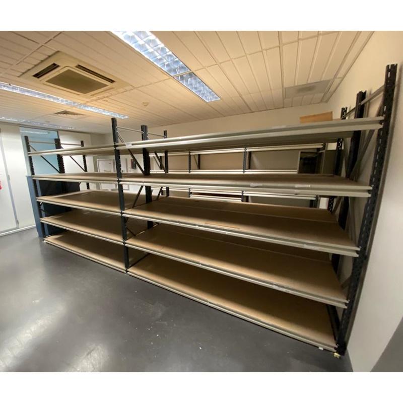 Warehouse Racking Unit / Storage System 2 Bays - 4500 x 600 x 2200H ...
