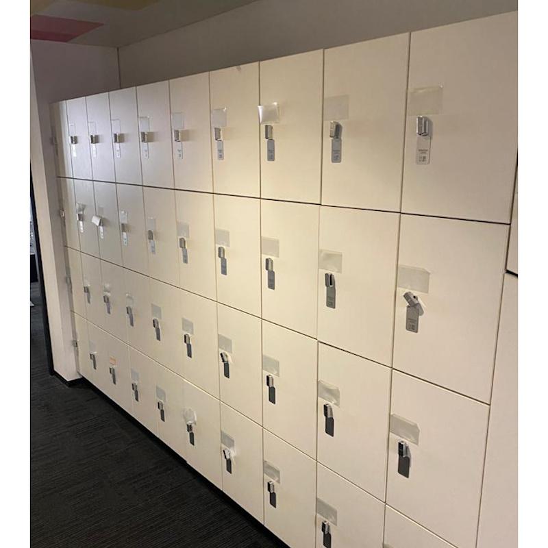 Interloc 4 Doors Lockers - SOLD - Canterbury Used Office Furniture