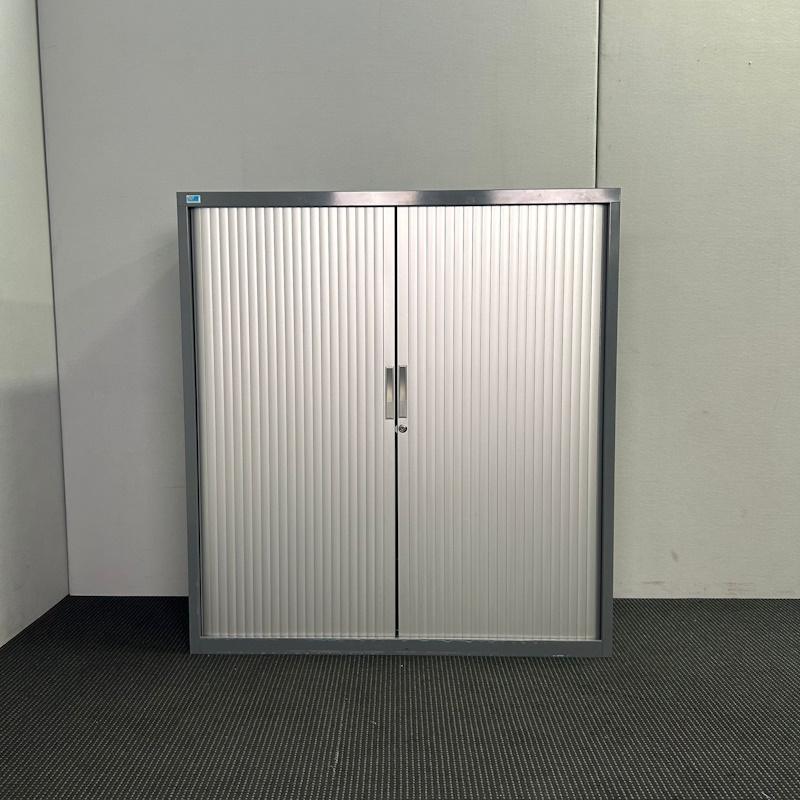 Tambour Door Cabinet – 1200W x 1300H x 480D - SOLD - Canterbury Used Office Furniture