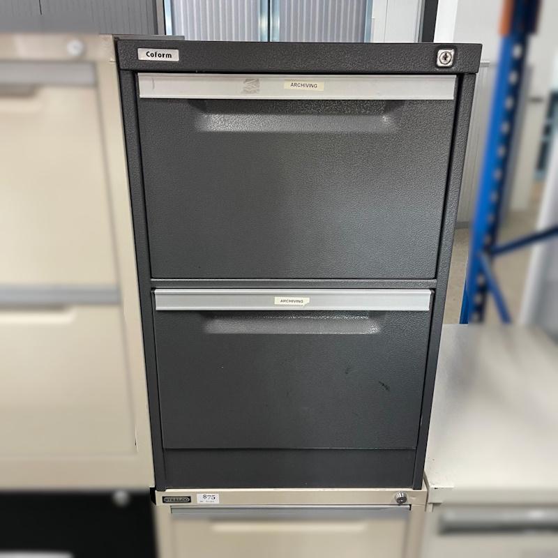 2 Drawer Filing Cabinet Coform - SOLD - Canterbury Used Office Furniture