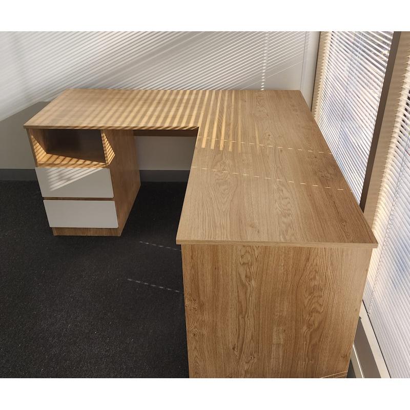Desk and Return - 1500 x 1500 - SOLD - Canterbury Used Office Furniture