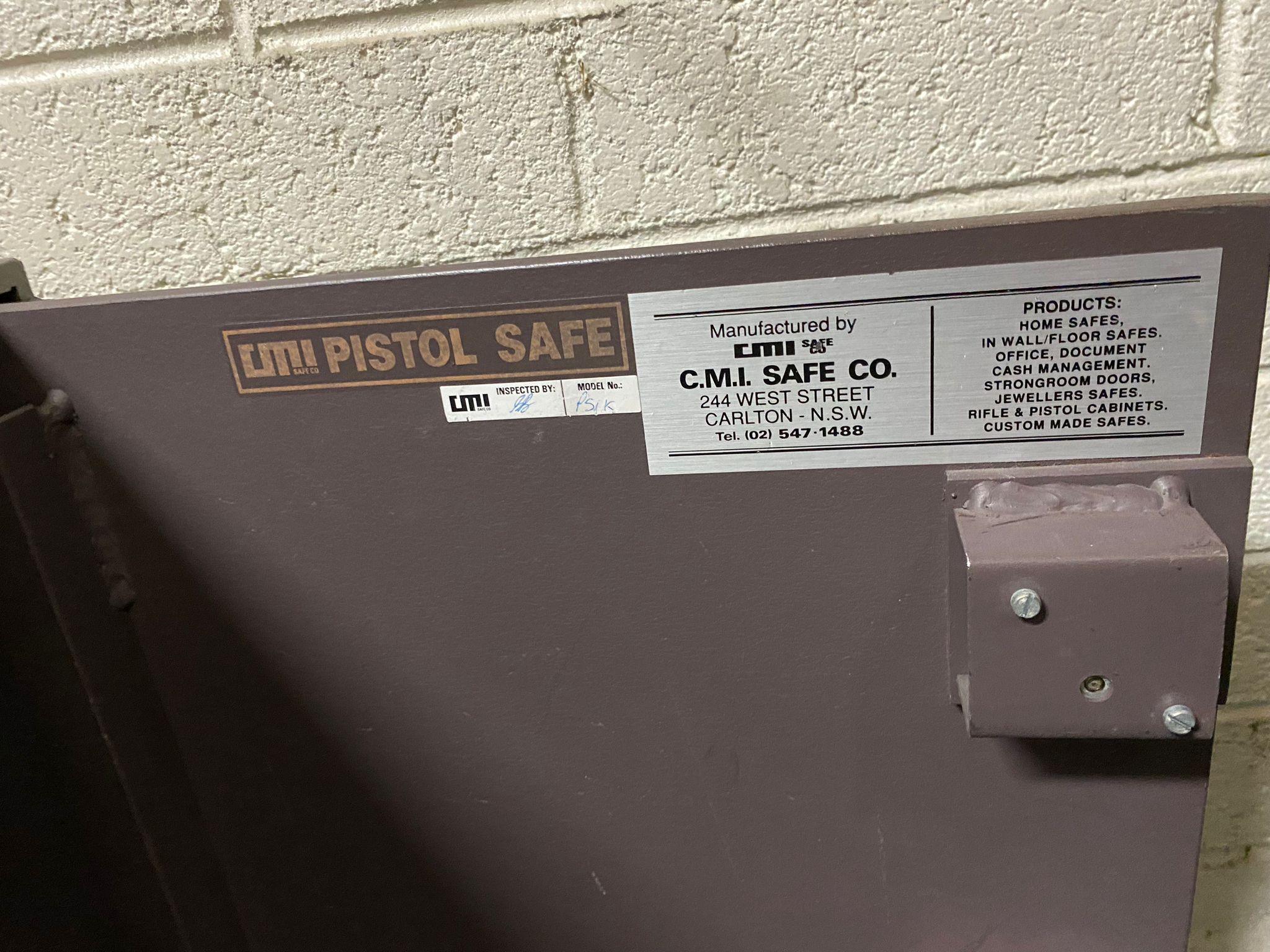 CMI Pistol Safe - SOLD - Canterbury Used Office Furniture